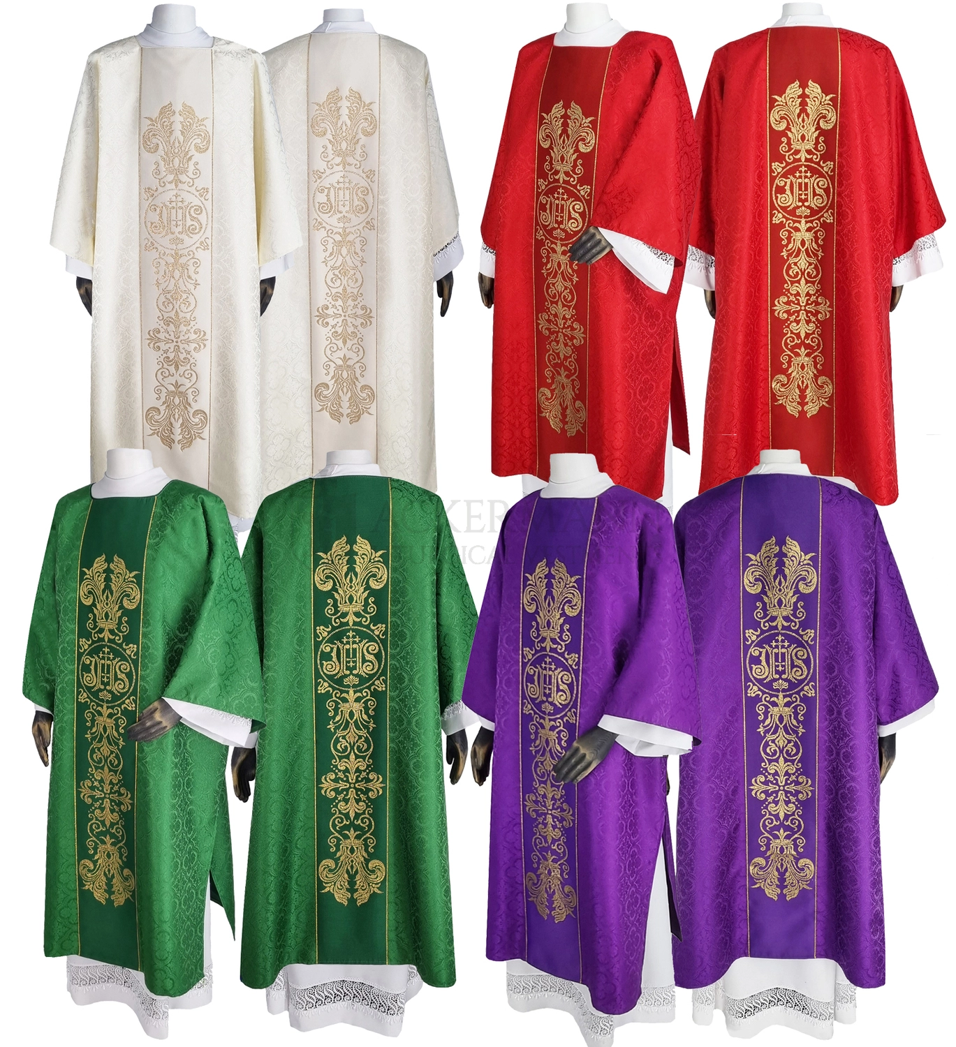 Set of 4 Gothic Dalmatics model 044 - online shop Ackermann