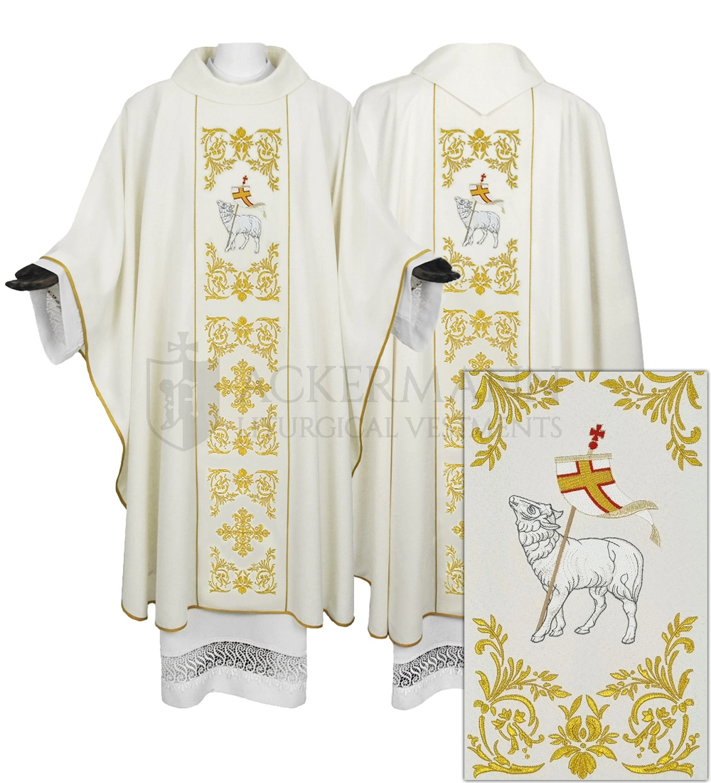 Gothic Chasuble Lamb of God for Easter season - online shop Ackermann